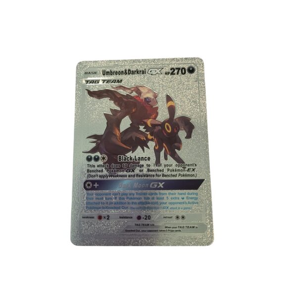 Pokemon | Toys | New Umbreon Darkrai Gx Tag Team Pokmon Card Black ...